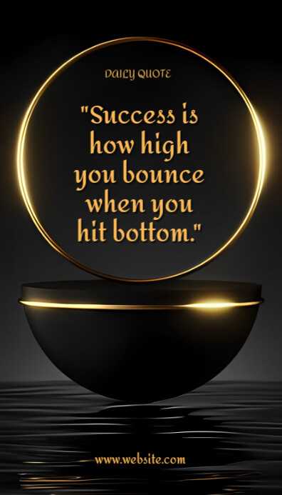 Copy of Illustrative Black Background Typography Inspirational Quote ...