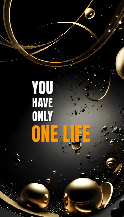 Copy of Illustrative Black Background Typography Inspirational Quote ...