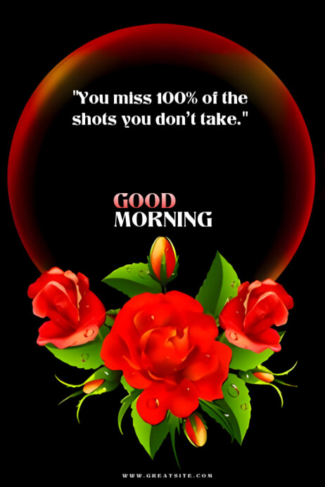 Illustrative Black Background Typography Insp Template | PosterMyWall