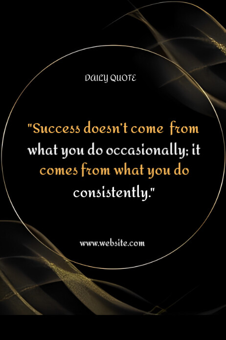 Illustrative Black Background Typography Inspirational Quote Poster ...