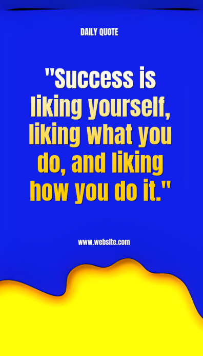 Illustrative Blue Background Typography Inspirational Quote Business ...