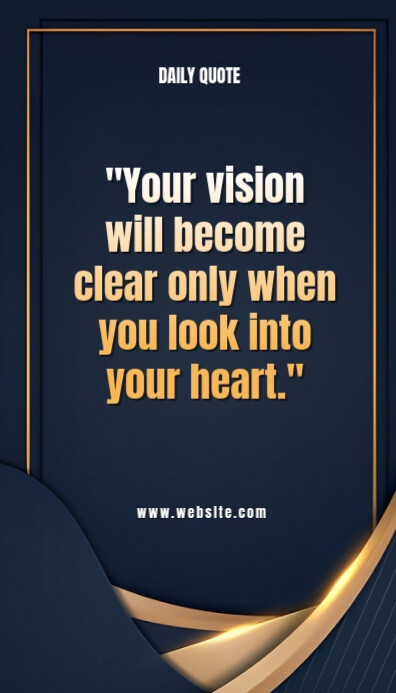 Copy of Illustrative Blue Background Typography Inspirational Quote ...