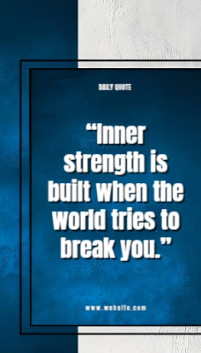 Illustrative Blue Background Typography Inspirational Quote Business ...