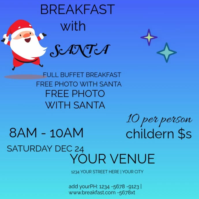 Illustrative Breakfast Instagram Post Template | PosterMyWall