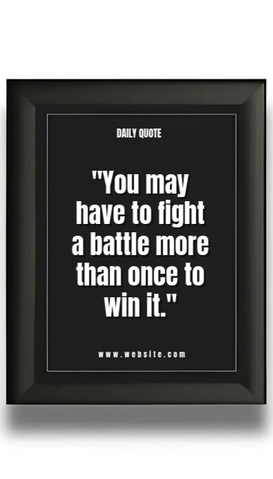 Copy of Illustrative Brown Background Typography Inspirational Quote ...