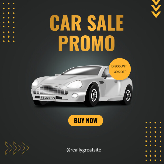 Plantilla de Illustrative Car Sale Promo Instagram Post | PosterMyWall