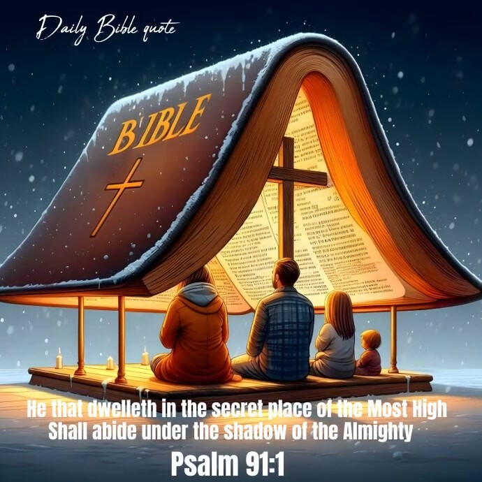 Copy of Illustrative Daily Bible Scripture Instagram | PosterMyWall