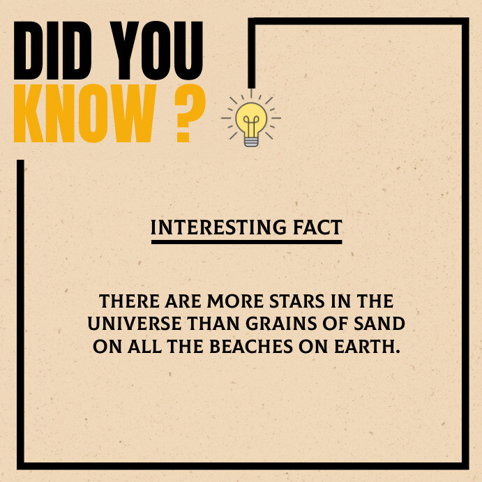 Illustrative Did you know Instagram Post Template | PosterMyWall