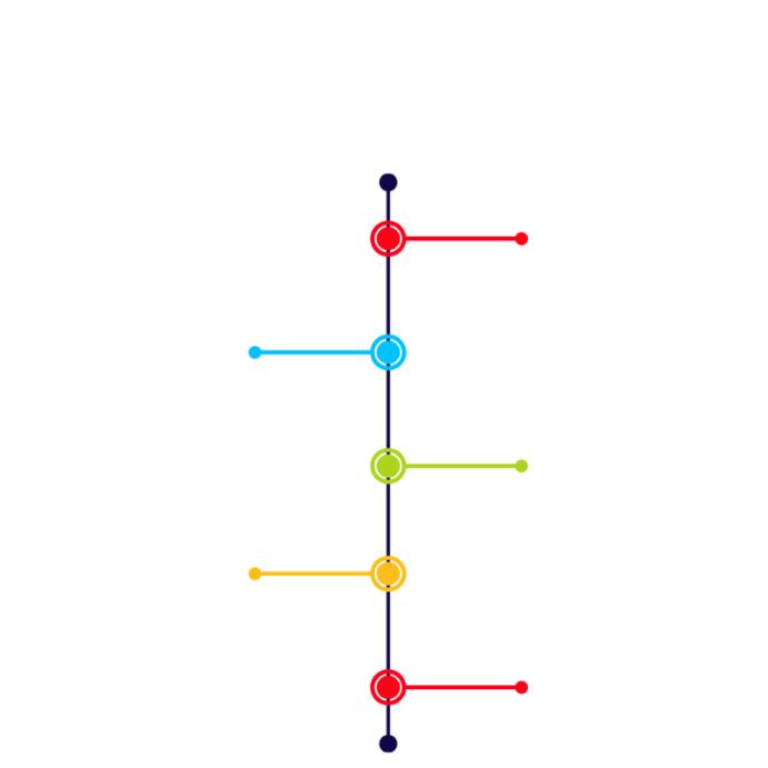 Illustrative Flow Chart Line Design Template | PosterMyWall
