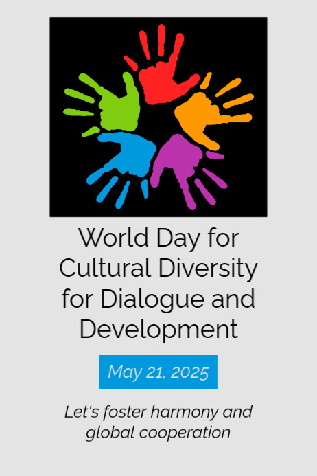 Illustrative Fostering Harmony And Global Cooperation Poster Template ...