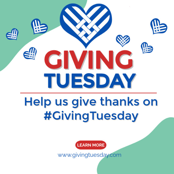 Illustrative Giving Tuesday Instagram Post Template | PosterMyWall