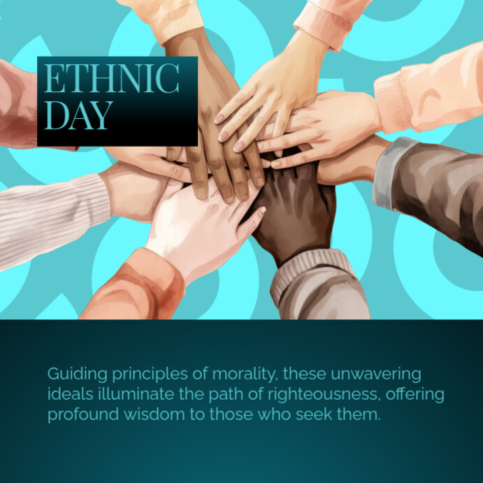 Copy of Illustrative Global Ethnic Day Instagram Post | PosterMyWall