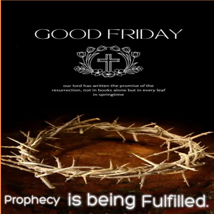 Illustrative Good Friday Instagram story Template | PosterMyWall