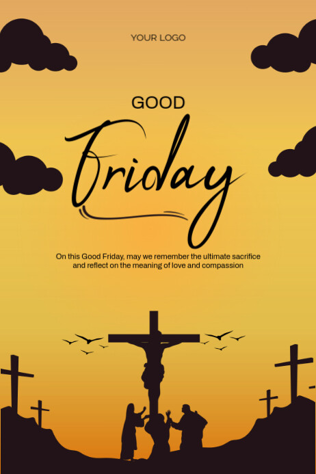 Copy of Illustrative Good Friday Poster | PosterMyWall
