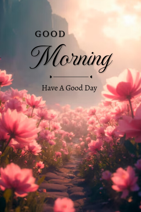 Illustrative Good Morning Poster Template | PosterMyWall