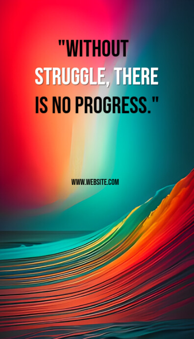 Plantilla de Illustrative Green And Red Background Typography ...