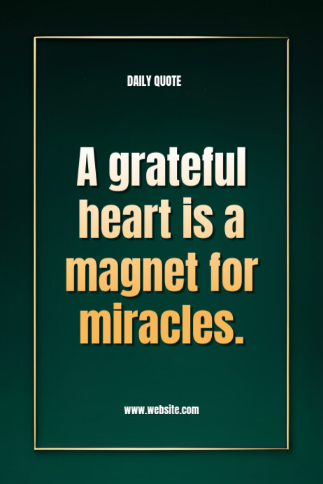 Plantilla de Illustrative Green Background Typography Inspirational ...