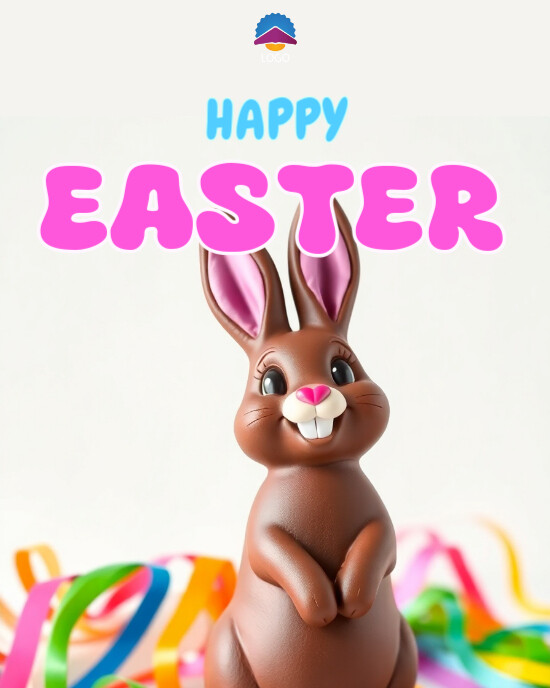 Illustrative Happy Easter Wishes Corporate Business Social Media ...