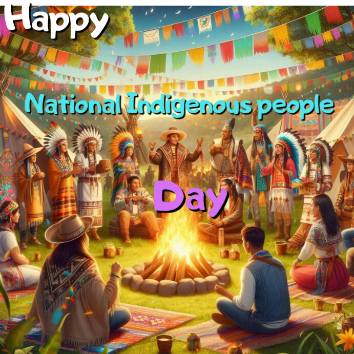 Illustrative Happy National Indigenous People Day Instagram Post ...