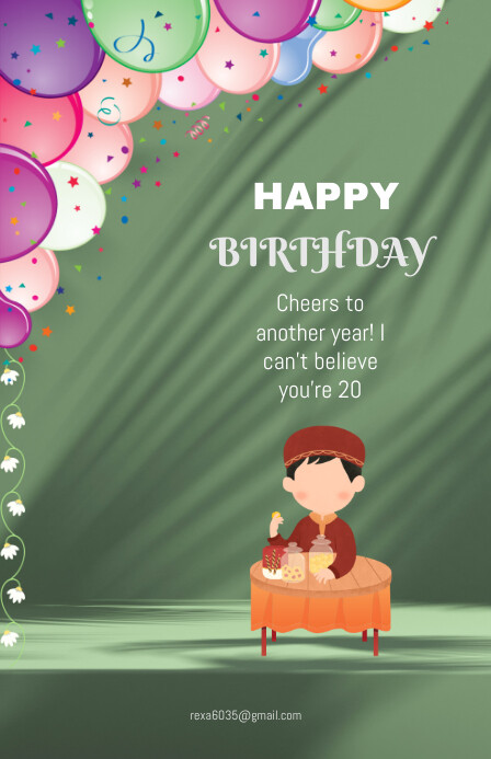 Illustrative Happy Tabloid Template | PosterMyWall