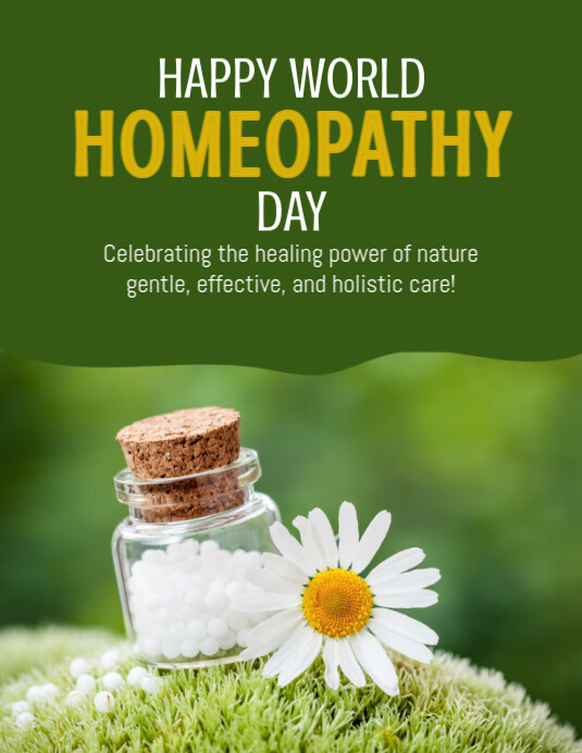 Copy of Illustrative Happy World Homeopathy Day6 Flyer (us Letter ...
