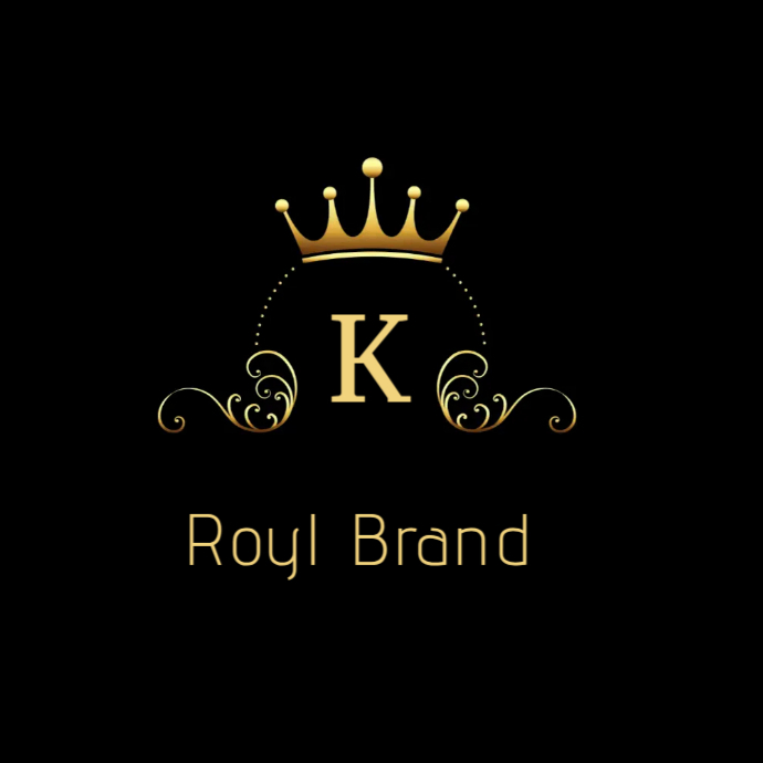 Illustrative King Crown Logo Template | PosterMyWall