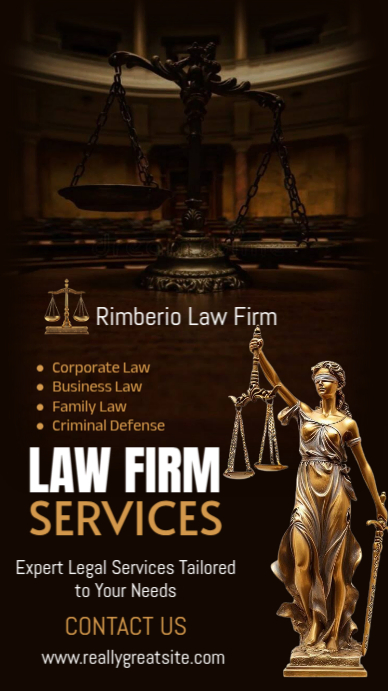 Illustrative Law Firm Legal Services Ad Instagram Story Template ...