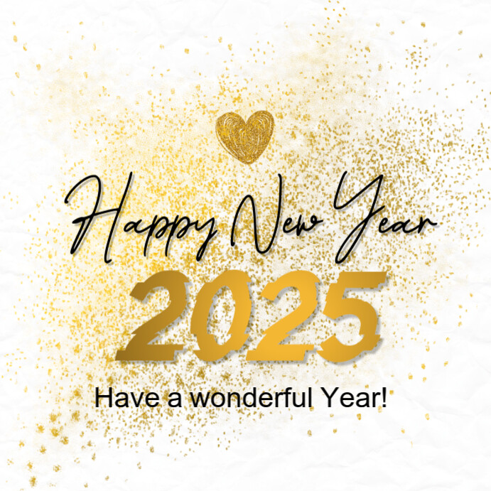 Illustrative New Year Instagram Post 2025 Template | PosterMyWall