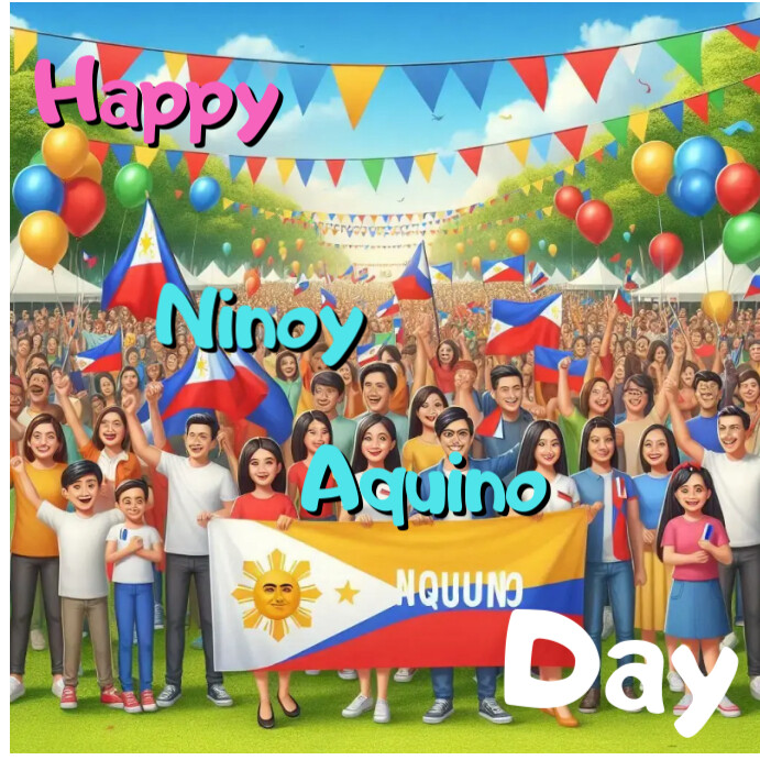 Copy of Illustrative Ninoy Aquino Day Instagram Post | PosterMyWall