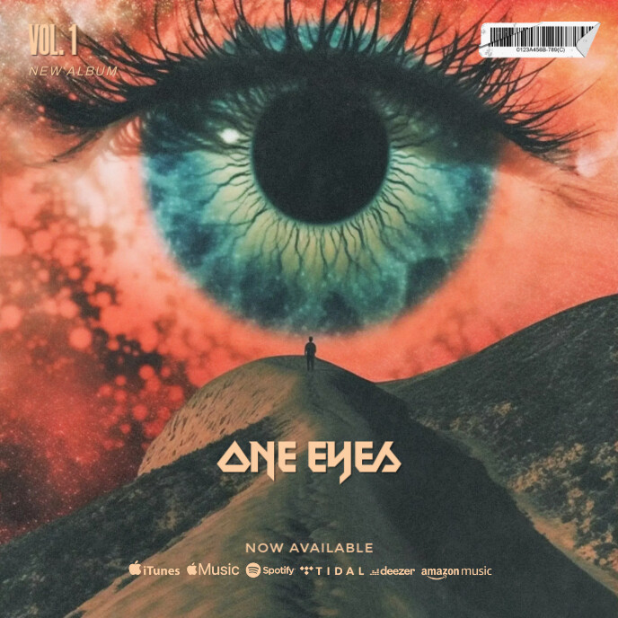 Copy of Illustrative One Eyes Album Cover | PosterMyWall