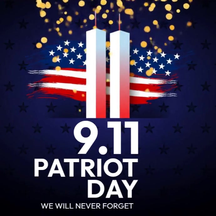 Illustrative Patriot Day Instagram Post Template | PosterMyWall