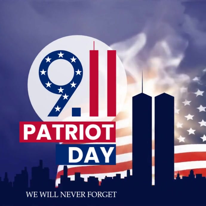 Illustrative Patriot Day Instagram Post Template | PosterMyWall
