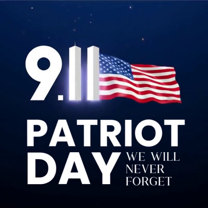 Copy of Illustrative Patriot Day Tribute Instagram Post | PosterMyWall