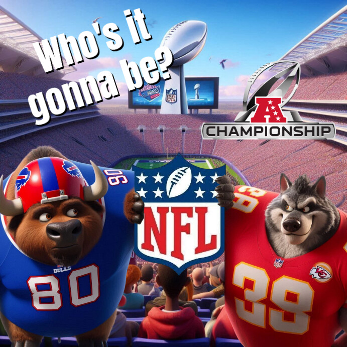 Illustrative Playoffs Cartoon Instagram Post Template | PosterMyWall