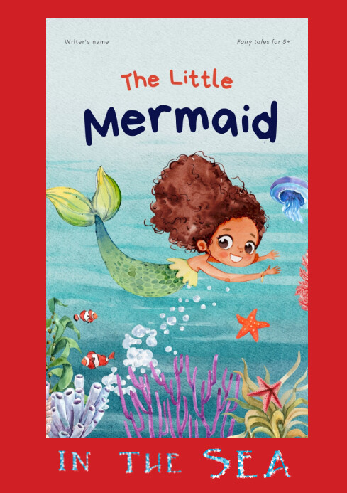 Modèle Illustrative Red Book Cover | PosterMyWall