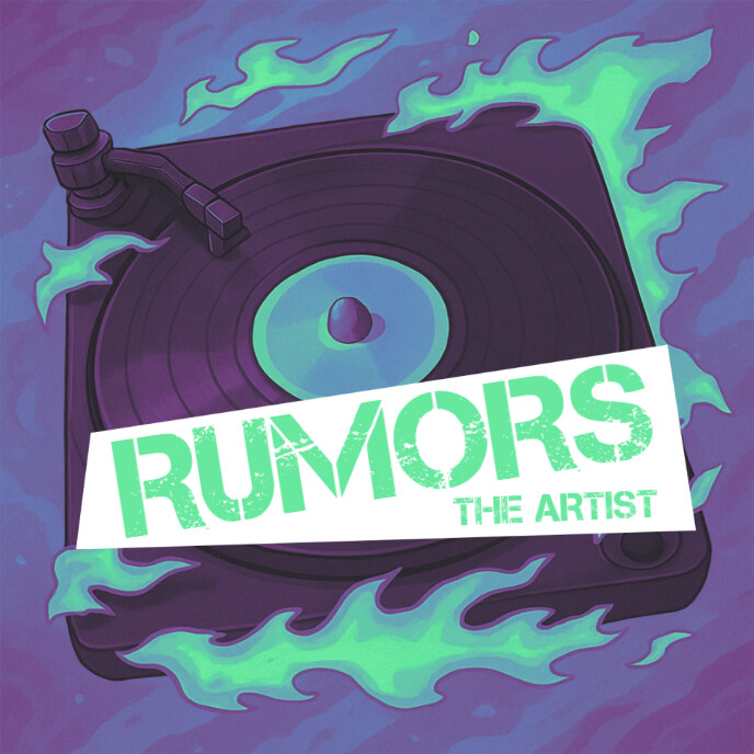 Illustrative Retro Music Album Cover Template | PosterMyWall