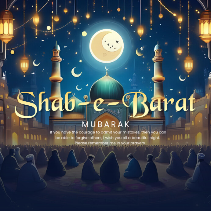 Modèle Illustrative Shab e Barat Instagram Post | PosterMyWall