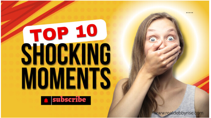 Illustrative Shocking Moment Youtube Thumbnail Template | PosterMyWall