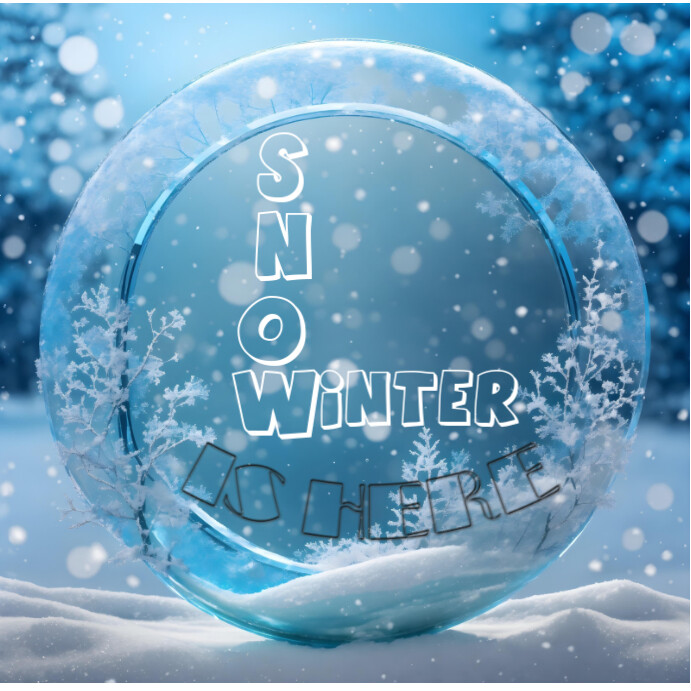 Copy of Illustrative Snow And Winter Season Instagram Post | PosterMyWall