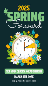 Spring Forward Campaign Poster Flyer Template | PosterMyWall