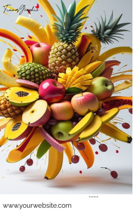 Copy of Illustrative Summer Fruit Promo Poster | PosterMyWall