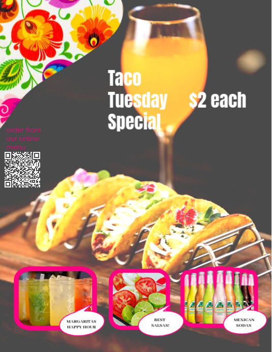 Illustrative Tacos, Taco Tuesday, Mexican Restaurant, Comida Mexicana ...