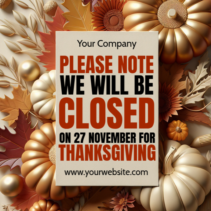 Plantilla de Illustrative Thanksgiving Day Instagram Post | PosterMyWall