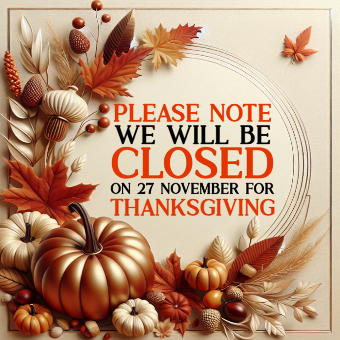 Illustrative Thanksgiving Day Instagram Post Template | PosterMyWall