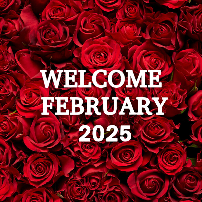 Illustrative Welcome February 2025 Instagram Post Template | PosterMyWall