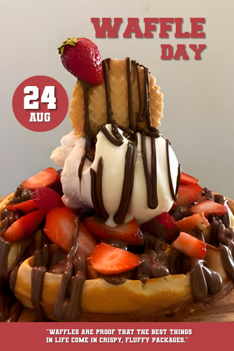 Illustrative White Background Maximalist Waff Template | PosterMyWall