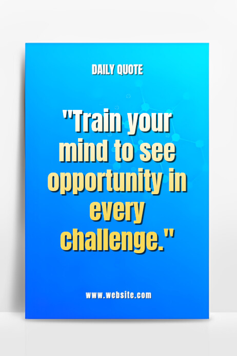 Illustrative White Background Typography Motivational Quotes Poster ...