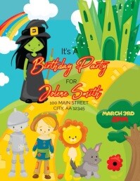 Wizard of Oz Template | PosterMyWall