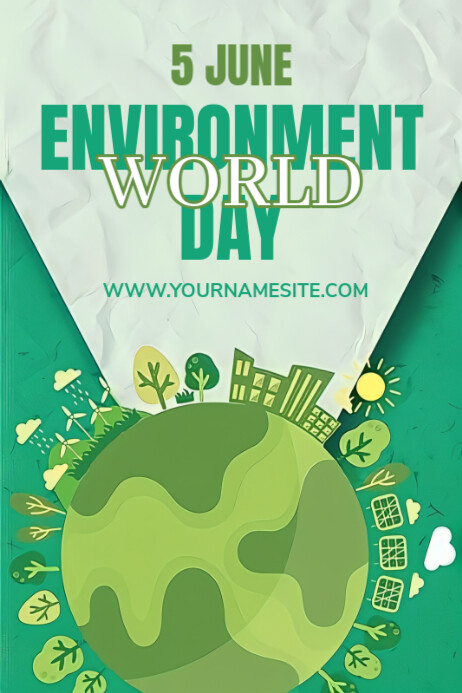 Copy of Illustrative World Environment Day Poster | PosterMyWall