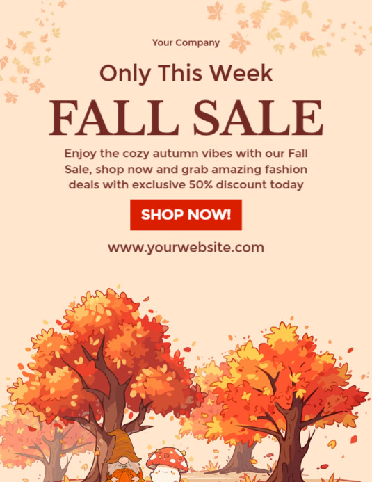 Fall Sale Flyer Template 22,000+ Fall Sale Flyer Stock Illustrations,